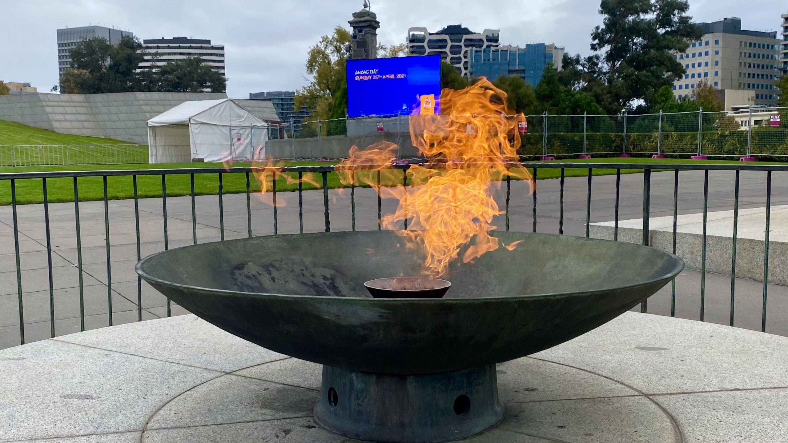 ANZAC Day Melbourne Dawn Service 2021 - The Big Screen Company