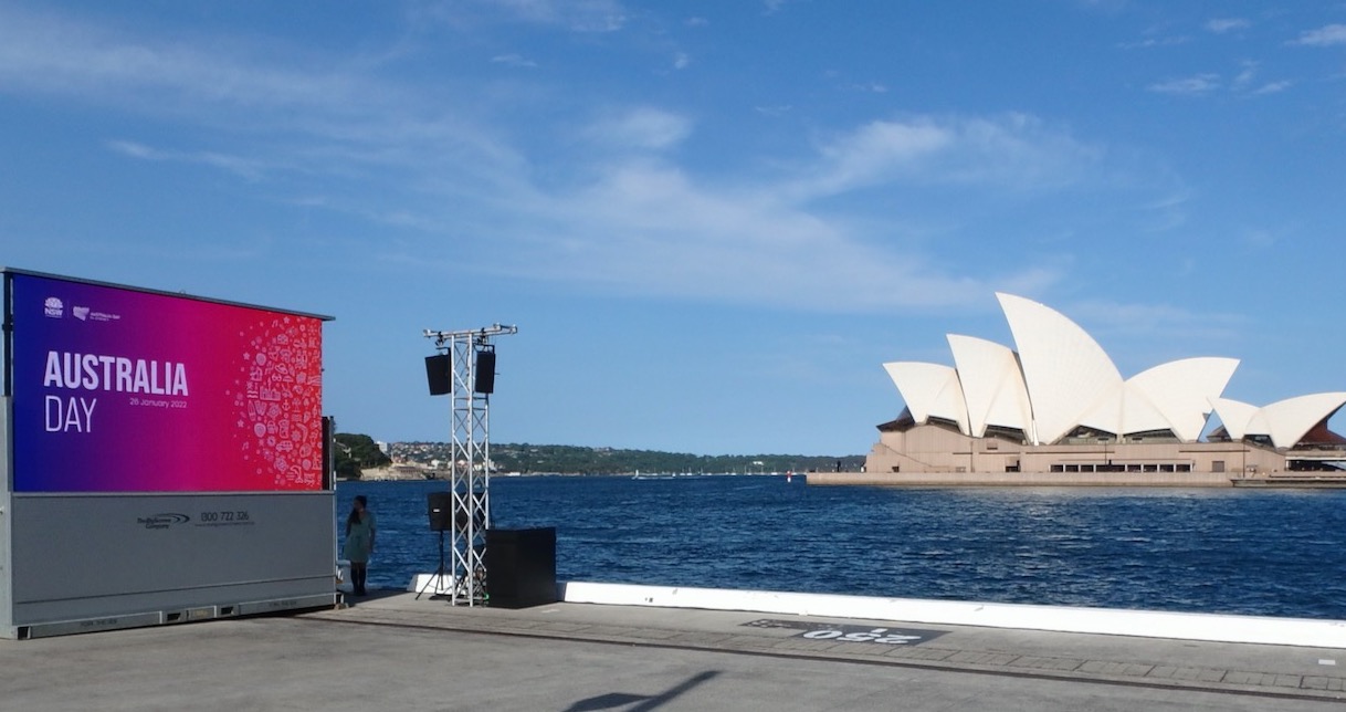 Australia Day - Sydney Opera House - The Big Screen Company